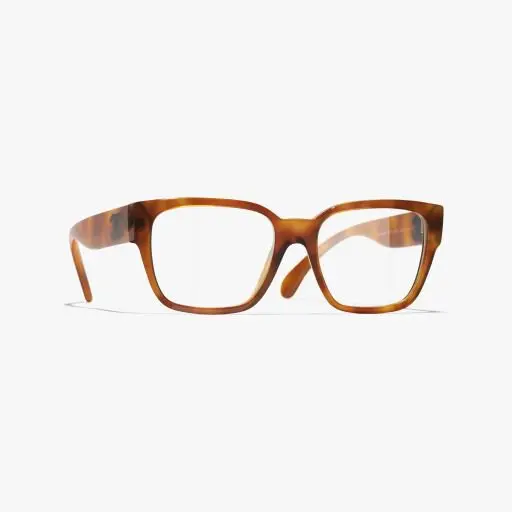 Chanel Square Eyeglasses - Tortoise