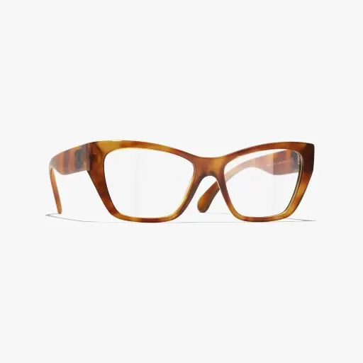 Chanel Cat Eye Eyeglasses - Tortoise