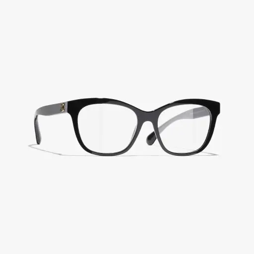 Chanel Square Eyeglasses - Black