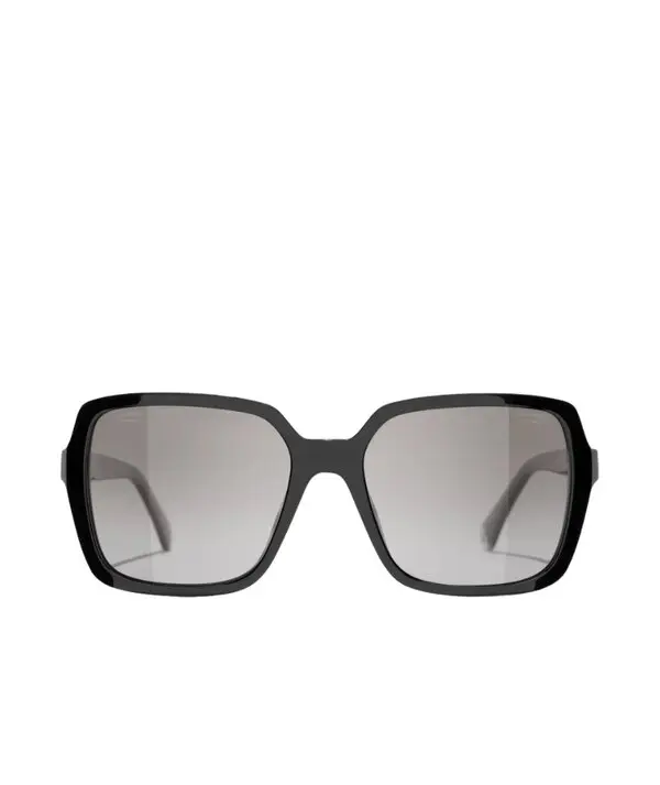 Chanel Square Sunglasses - Black