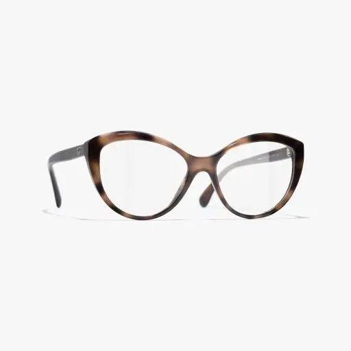 Chanel Cat Eye Eyeglasses - Tortoise