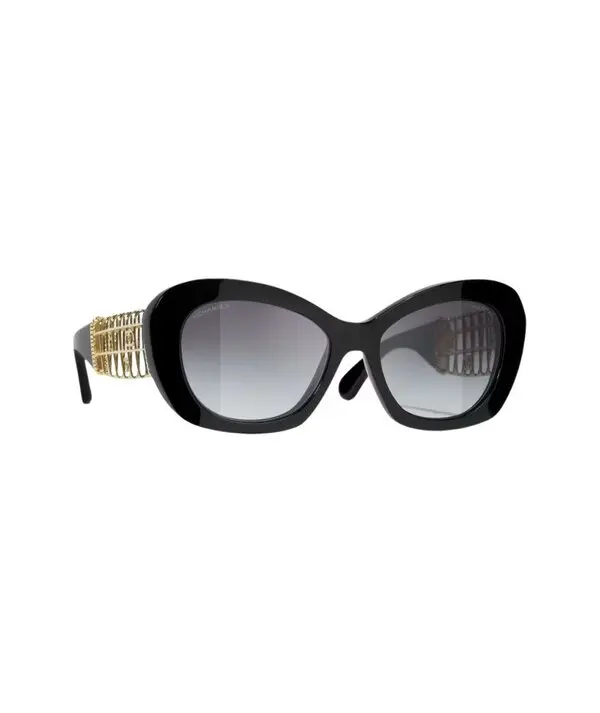 Chanel Butterfly Sunglasses - Black