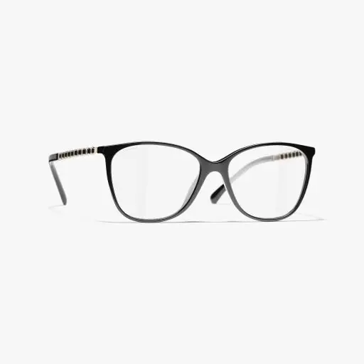 Chanel Square Eyeglasses - Black