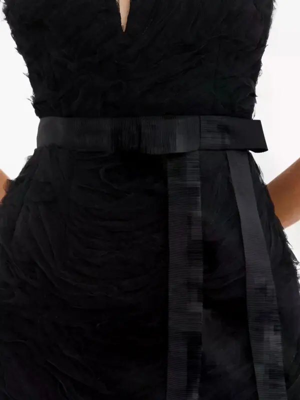 Rebecca Vallance Willow Mini Dress - Black