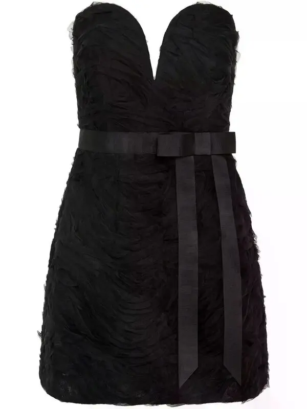 Rebecca Vallance Willow Mini Dress - Black