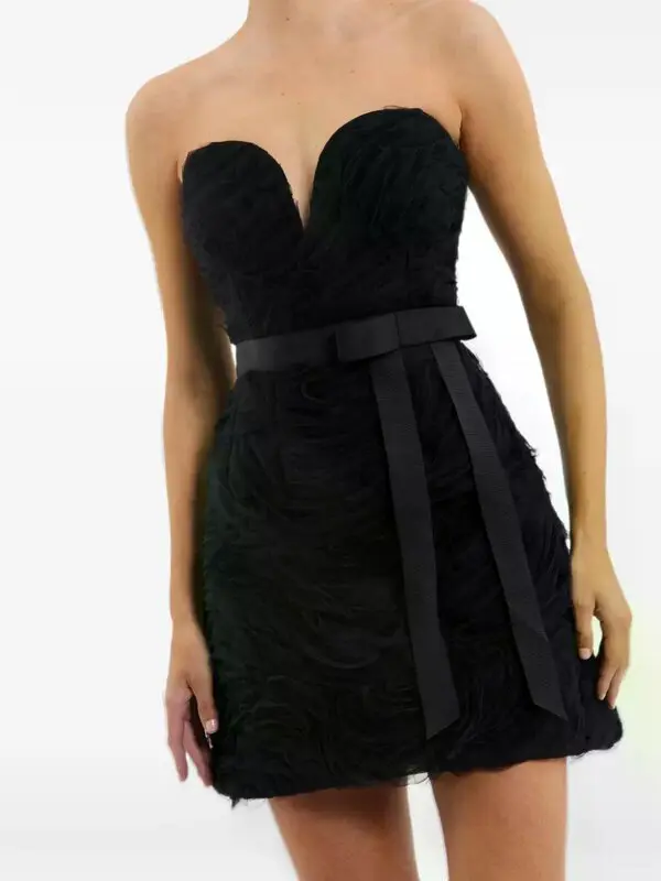 Rebecca Vallance Willow Mini Dress - Black