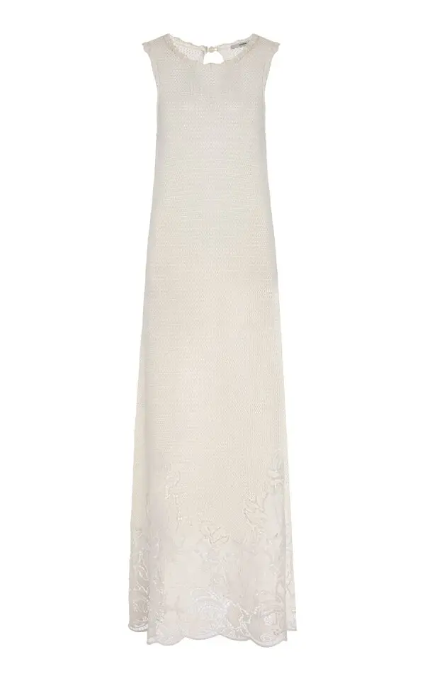Erdem Organic Cotton Midi Dress - Ivory
