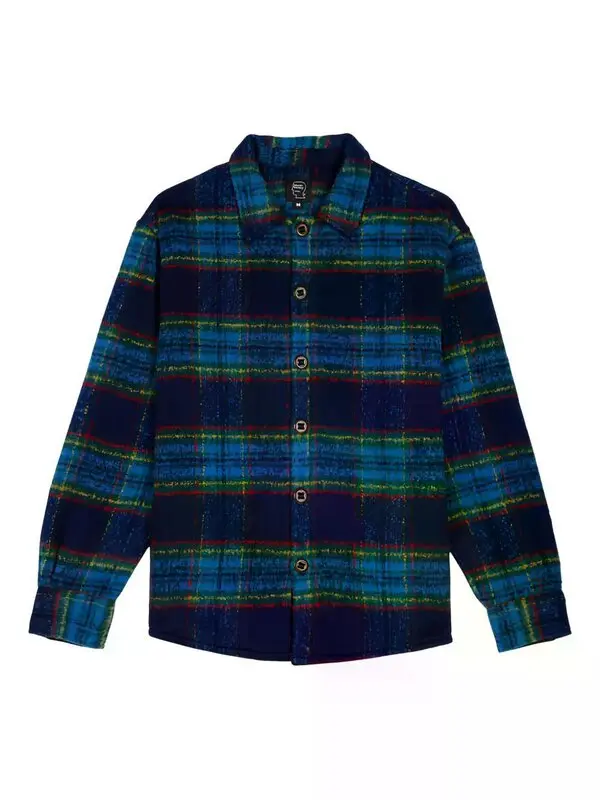BRAIN DEAD Checked Flannel Shirt