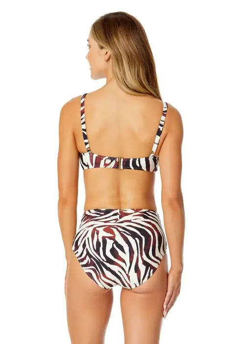 ANNE COLE Ring Front Underwire Bikini Swim Top