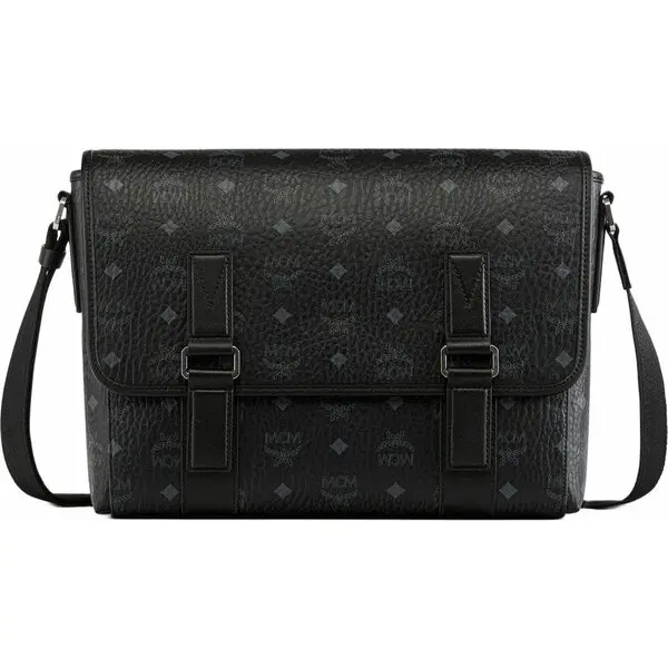 Mcm Aren Visetos Messenger - Black