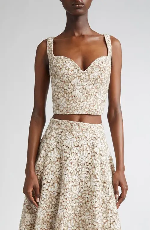 Michael Kors Lace Bustier Top