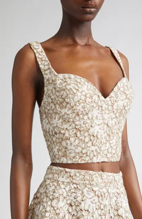 Michael Kors Lace Bustier Top