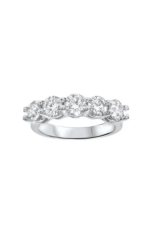 BLISS DIAMOND 2 Carat 5-stone Lab Grown Diamond Ring - 14k White Gold