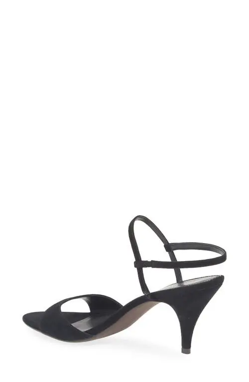 Jeffrey Campbell Calla Slingback Sandals - Black Suede
