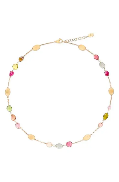 Marco Bicego Lunaria Station Necklace - Gold