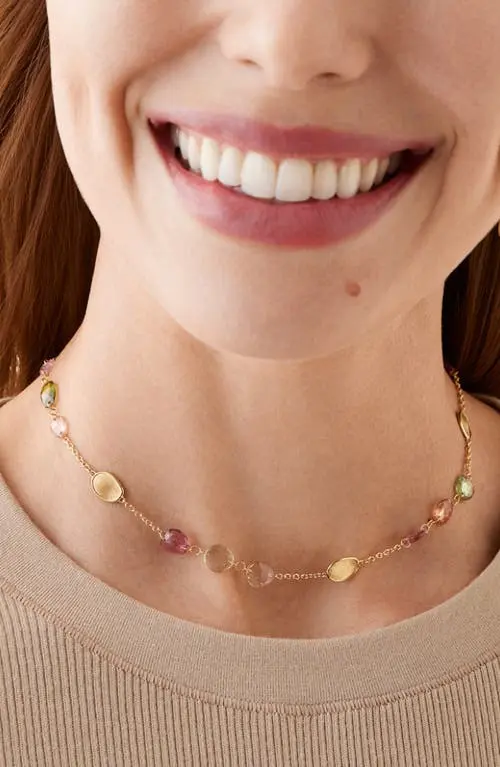 Marco Bicego Lunaria Station Necklace