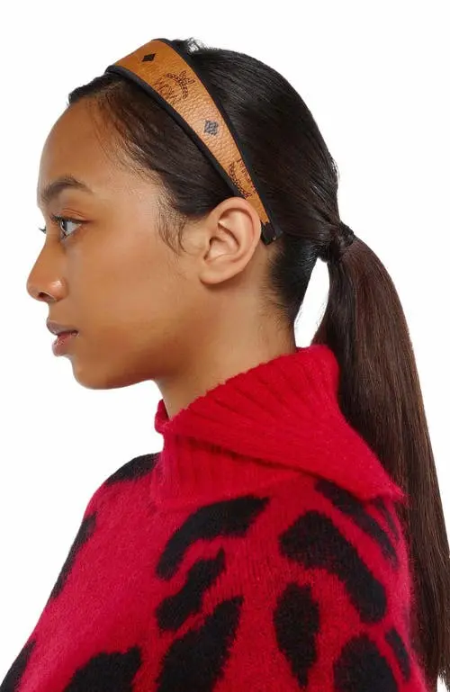 Mcm Headband In Visetos