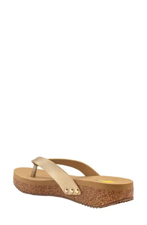 VOLATILE Reishi Platform Flip Flop
