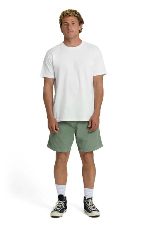 BILLABONG Larry Layback Cotton Corduroy Shorts - Moss