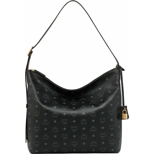 Mcm Aren Visetos Hobo - Black