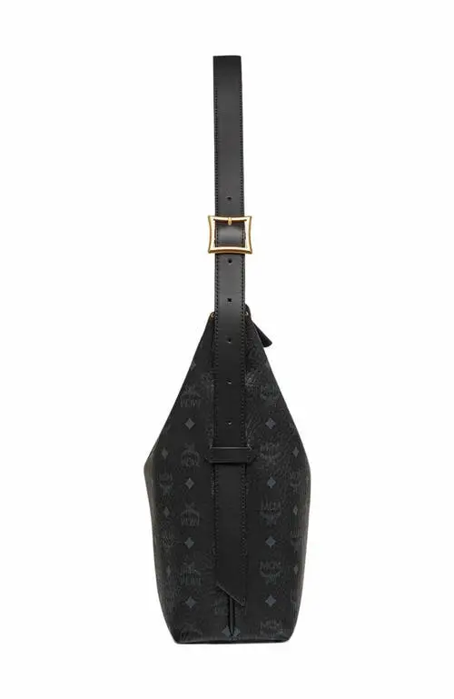 Mcm Aren Visetos Hobo - Black