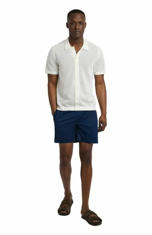 Onia Garment Dye Cotton Drawstring Short - Deep Navy
