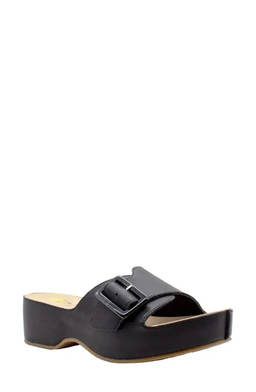 VOLATILE Bertha Platform Slide Sandal - Black