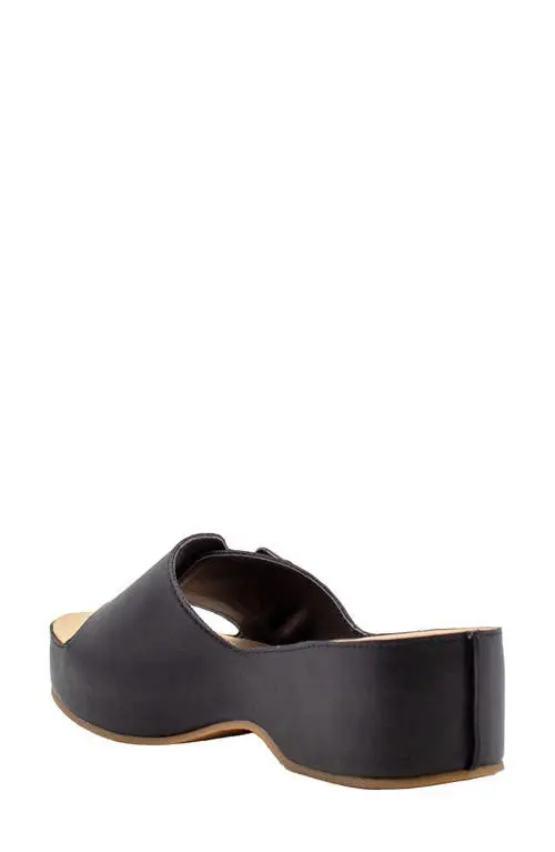 VOLATILE Bertha Platform Slide Sandal - Black