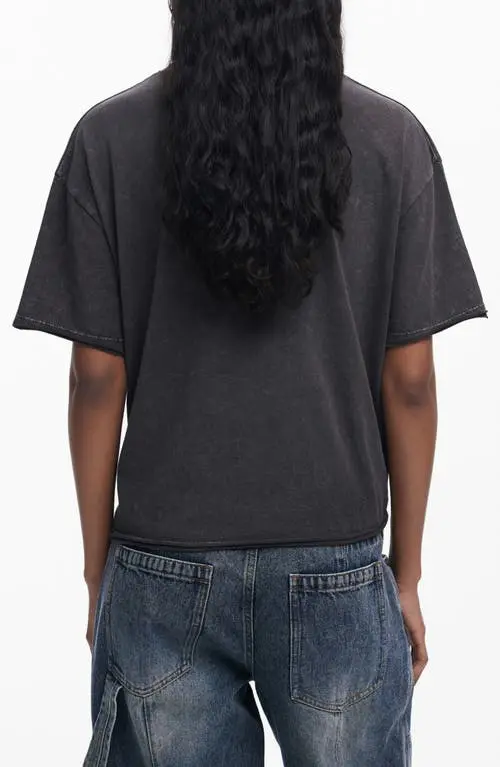 Desigual Embellished Cowboy Boot Graphic T-shirt