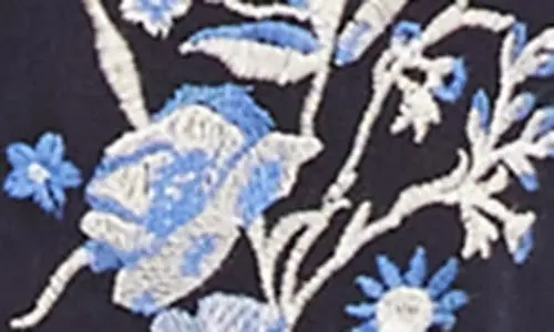 Karen Kane Embroidered Floral Peasant Dress