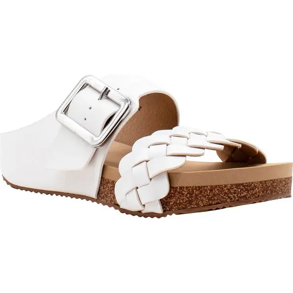 VOLATILE Morel Wedge Sandals - White