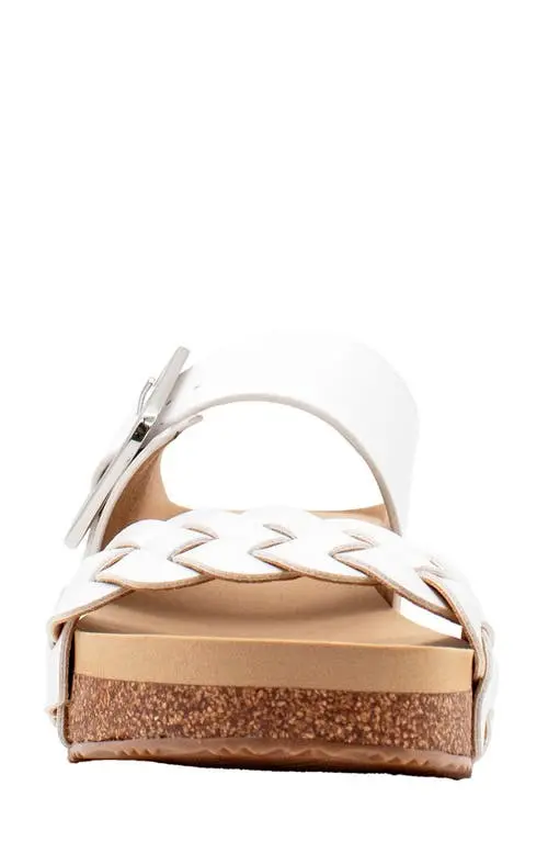 VOLATILE Morel Wedge Sandals - White