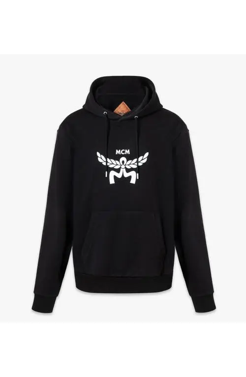 Mcm Classic Logo Hoodie - Black