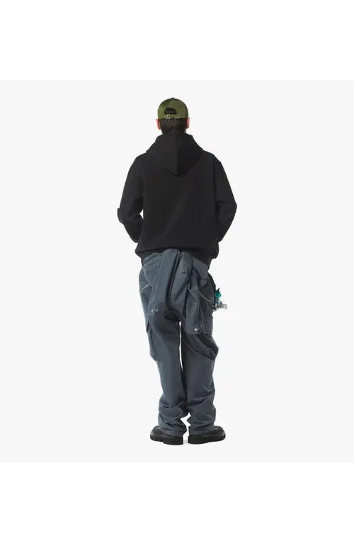 Mcm Classic Logo Hoodie In Organic Cotton - Black