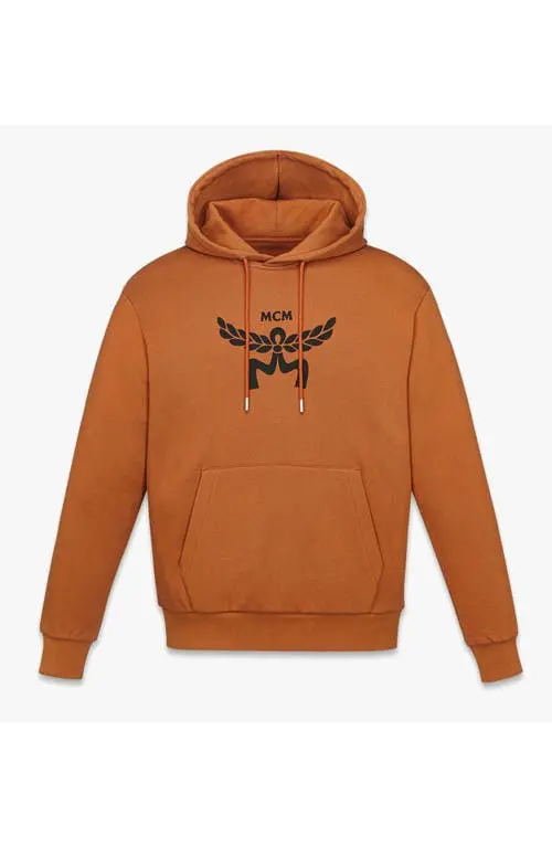 Mcm Classic Logo Hoodie - Cognac
