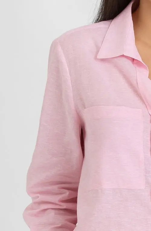 PIETRO BRUNELLI Linen & Cotton Button-up Shirt