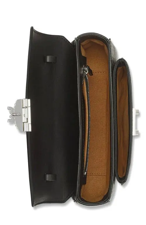 Mcm Tracy Crossbody In Visetos Leather Mix - Black