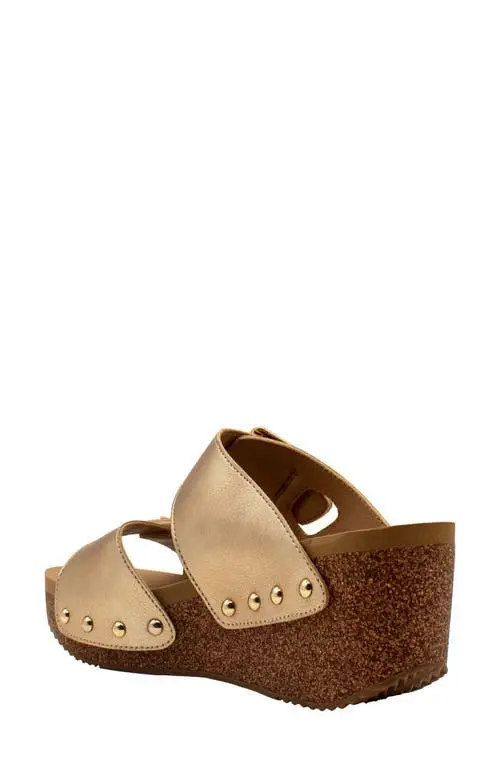 VOLATILE Gertrude Platform Wedge Slide Sandal