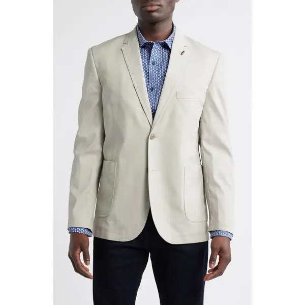 Johnston & Murphy Washed Cotton Stretch Dobby Sport Coat