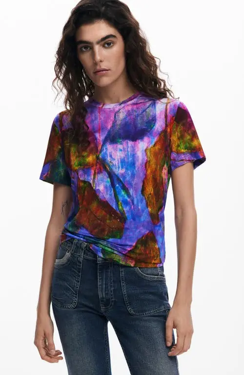 Desigual Abstract Print T-shirt