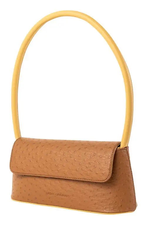 URBAN ORIGINALS Clover Vegan Leather Shoulder Bag - Brown