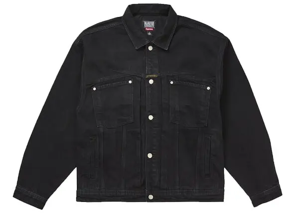 Supreme Marithé + François Girbaud Xseam Denim Trucker Jacket - Black