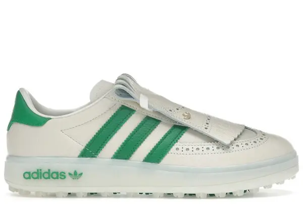 Adidas Coursecup Spikeless Golf Sneakers - Chalk White/green/almost Yellow