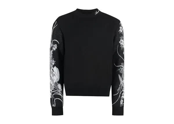 Amiri Floral Arm Print Long Sleeve T-shirt