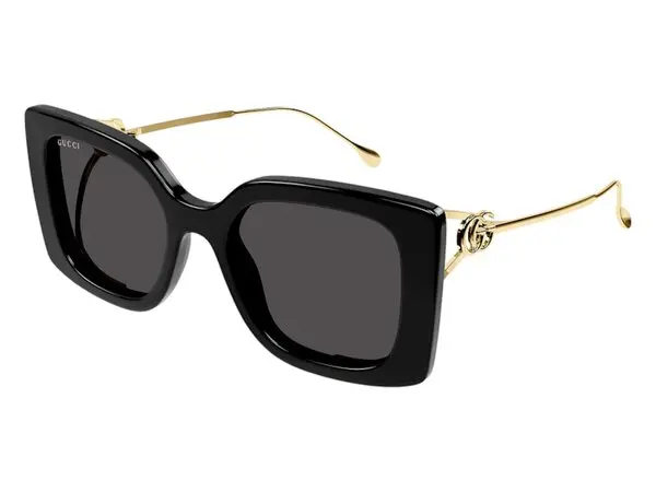 Gucci Square Sunglasses - Black Gold (gg1567sa/001/54)