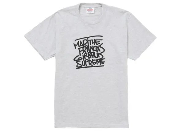 Supreme Marithé + François Girbaud Tee Shirt - Heather Grey