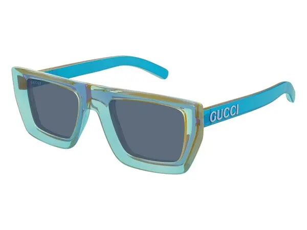 Gucci Flat Top Sunglasses - Blue (gg1723s/003/51)