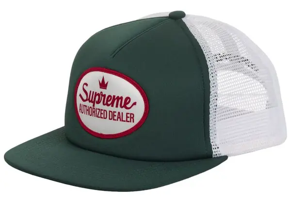 Supreme Authorized Mesh Back 5-panel Cap - Green