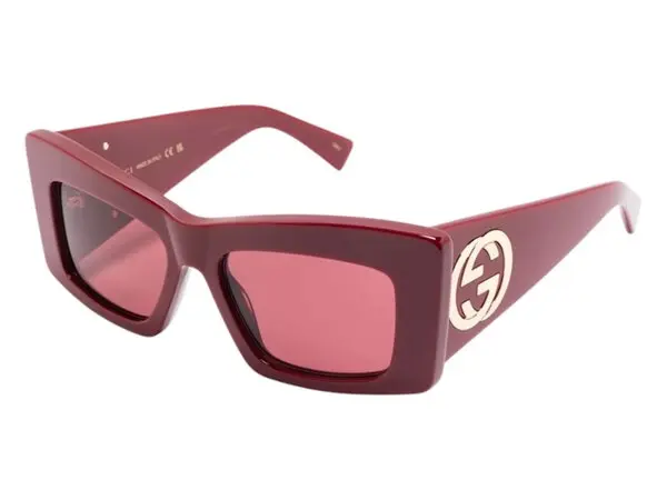 Gucci Butterfly Sunglasses - Burgundy Red (gg1842s/005/53)