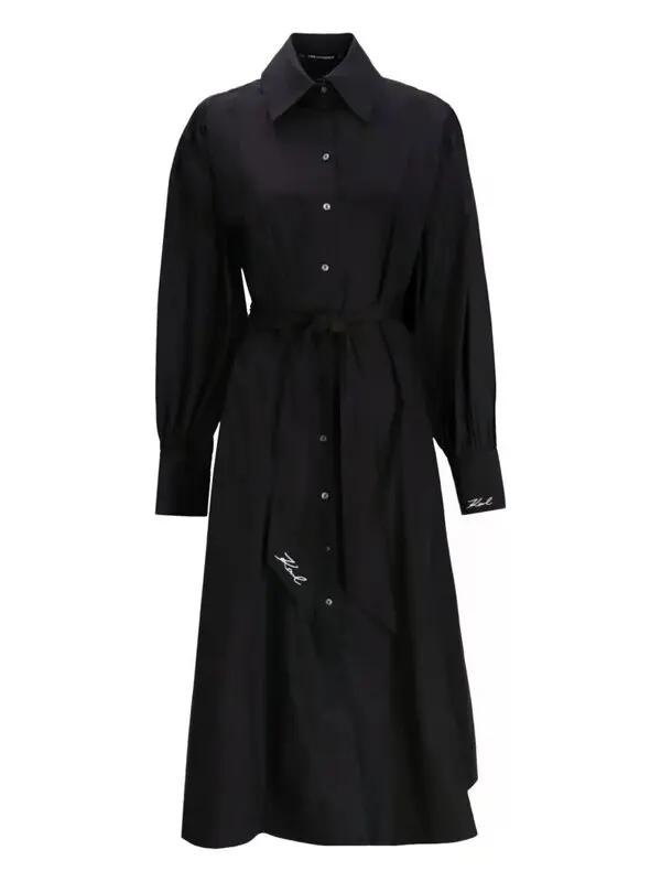 Karl Lagerfeld Logo-embellished Midi Dress